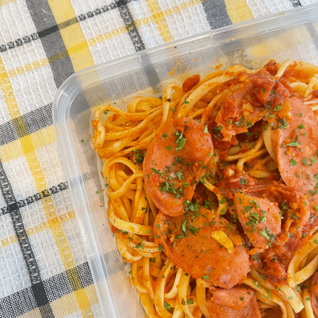 Sausage Linguine Feast Party Tray – Plana's Pantry